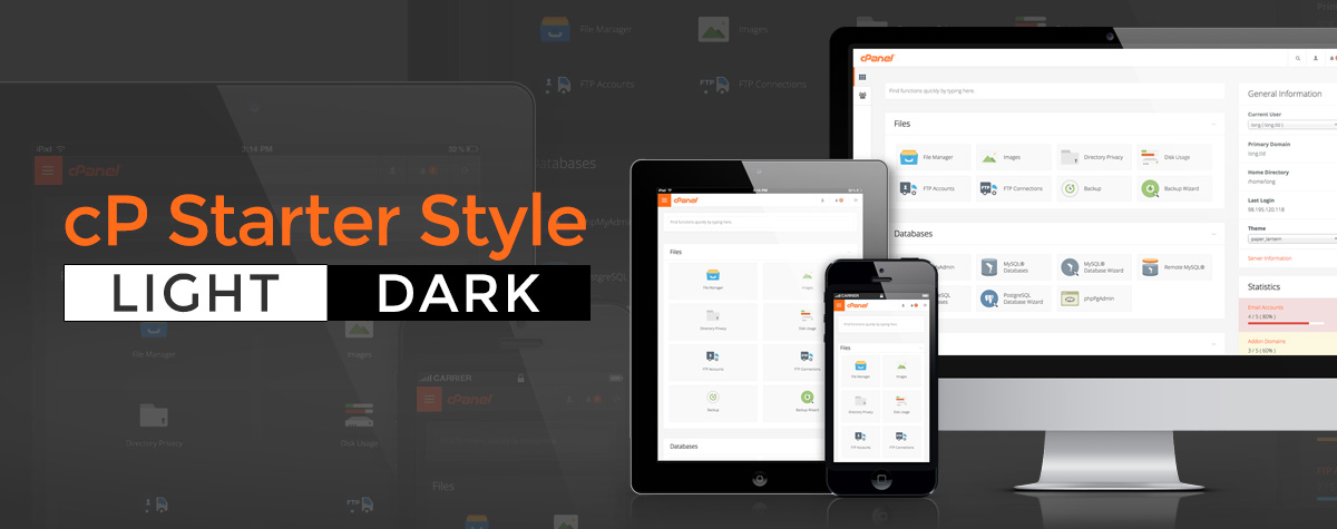 Free cP Starter Style | cPanel