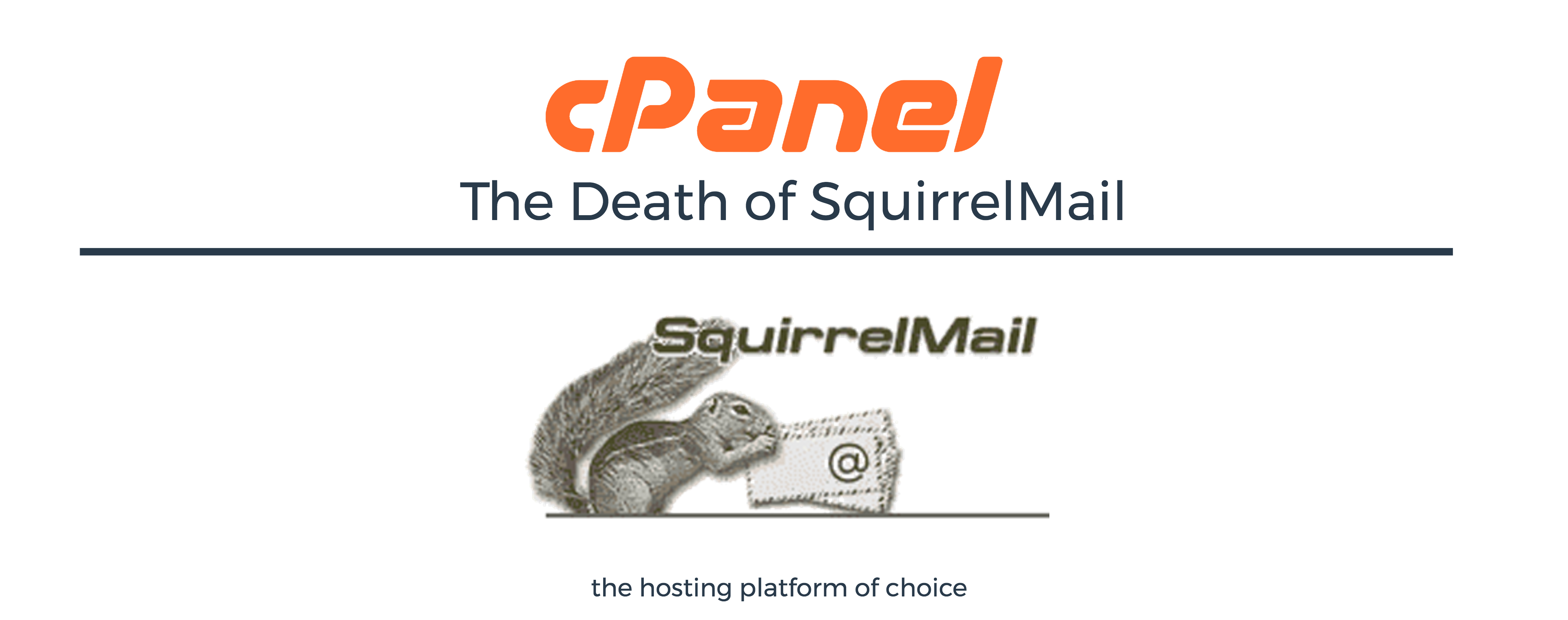 The Death of SquirrelMail | cPanel