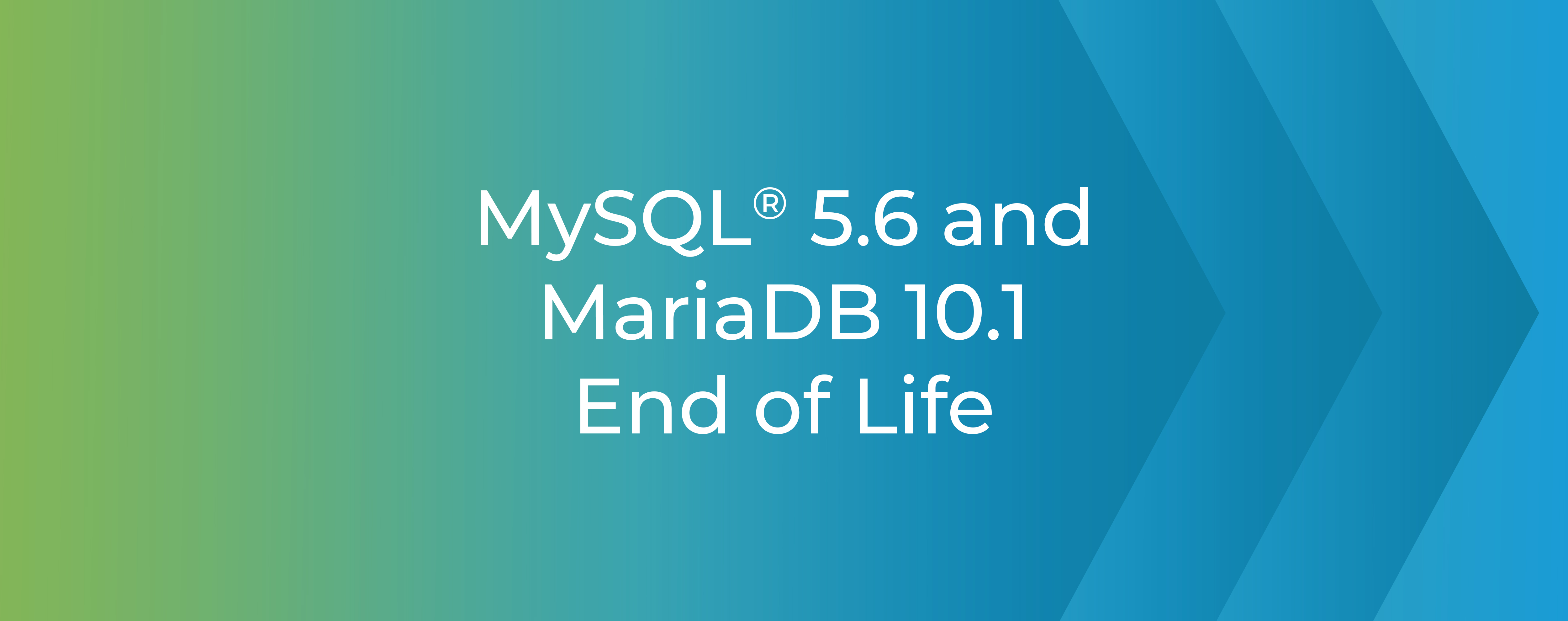 MySQL 5.6 and MariaDB 10.1 End of Life | cPanel