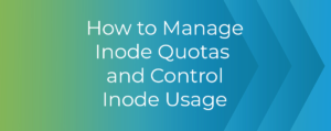 How to Manage Inode Quotas and Control Inode Usage | cPanel